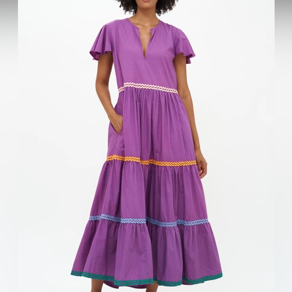 Oliphant | Dresses | Oliphant V Neck Maxi | Poshmark